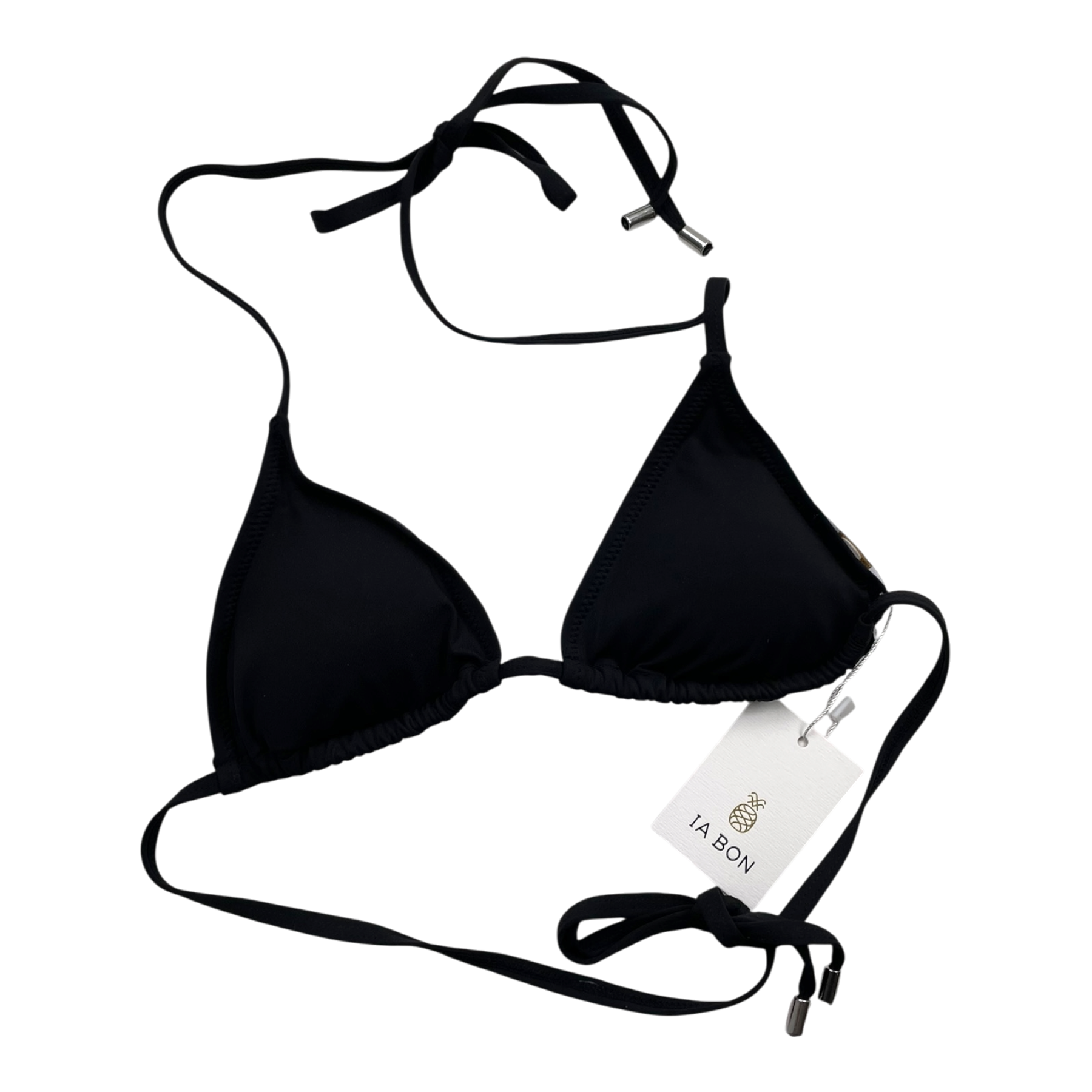 IA BON lisa triangle bikini top, black | woman 38 – Ninyes