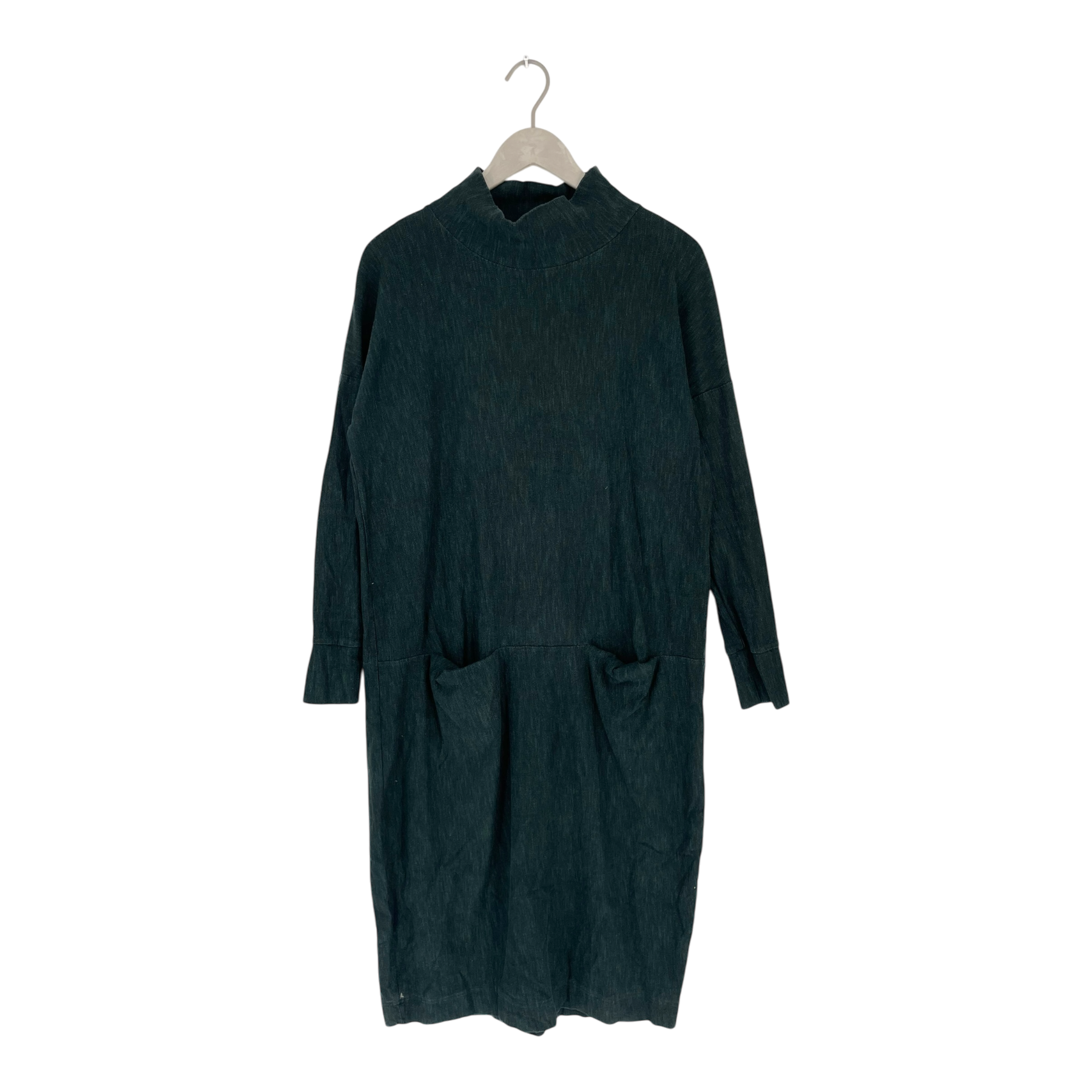 Papu giant split dress, dark green | woman S – Ninyes