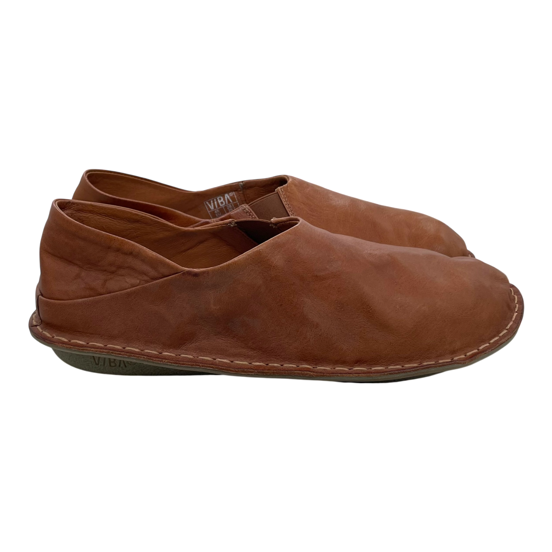 VIBAe Zuma leather shoes, cognac brown | 45 – Ninyes